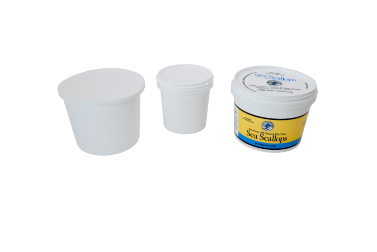 4 lb Half Gallon Plastic Containers - Skips Marine - New Bedford, MA